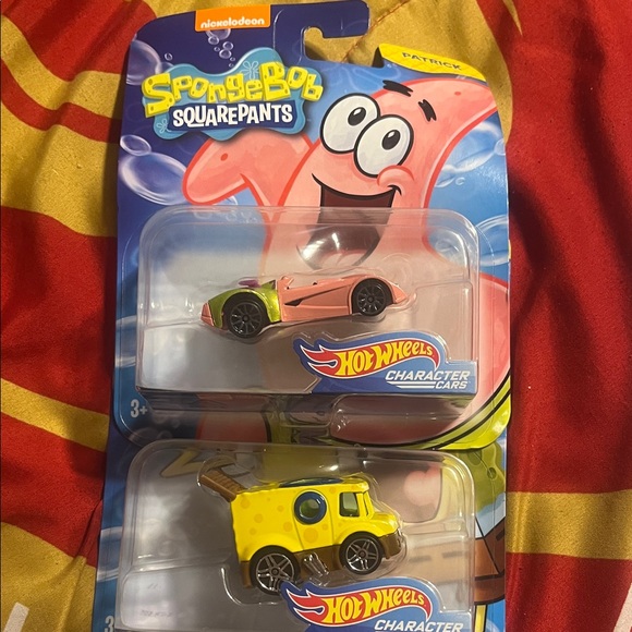 Toys | Spongebob Squarepants Character Cars Set | Poshmark